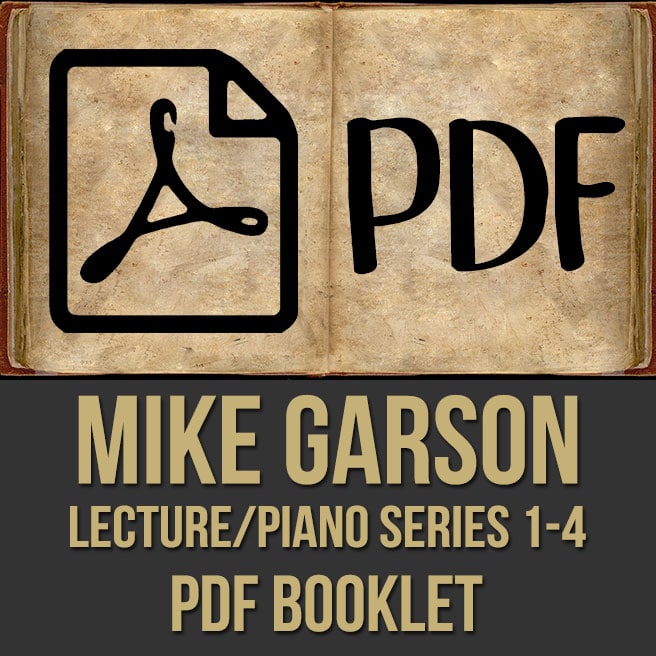 Mike Garson - Jazz Piano Lessons 1, 2, 3, 4 & PDF - Masterclass Bundle